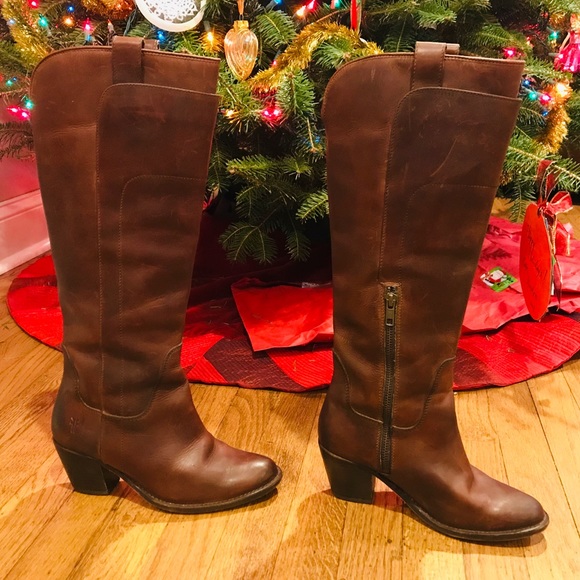 Frye | Shoes | Frye Brown Jackie Boot 55 | Poshmark